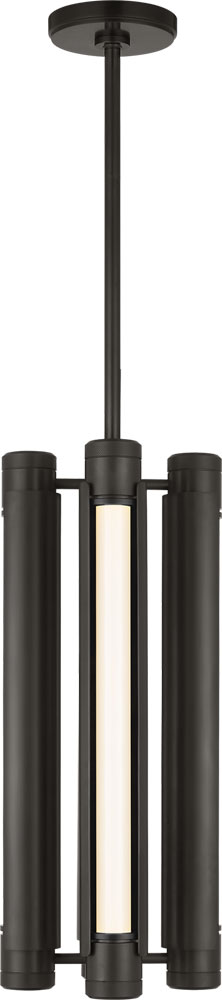 Visual Comfort Modern AKPD690WDBZ Capa Contemporary Bronze LED Mini ...