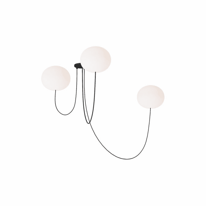 Visual Comfort Modern PBCH36727OPB Helium Modern Matte Black LED ...