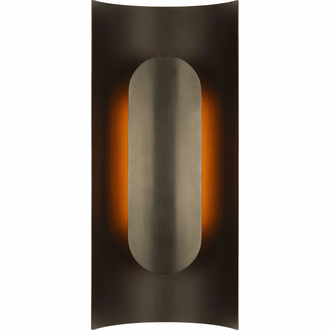 Visual Comfort Modern PBWS50227BZ Shielded Modern Bronze LED Wall ...