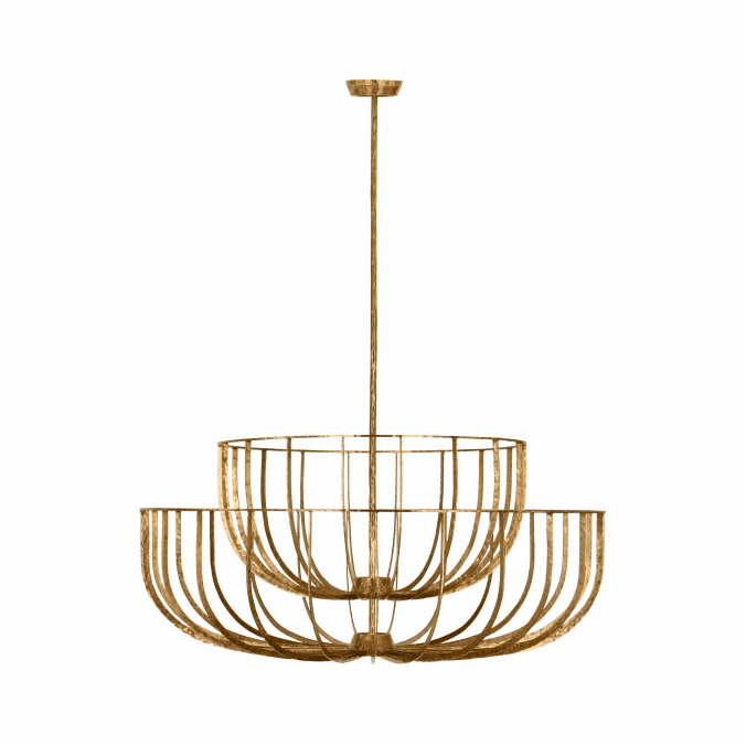 Visual Comfort Modern SLCH33127PAB Sanchi Contemporary Polished Antique ...