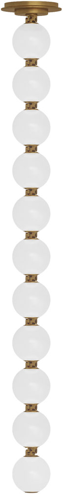 Visual Comfort Modern SLPD22927NBS Perle Modern Natural Brass LED Mini ...