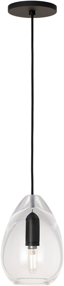 Visual Comfort Modern SLPD278CB Alina Contemporary Nightshade Black LED ...