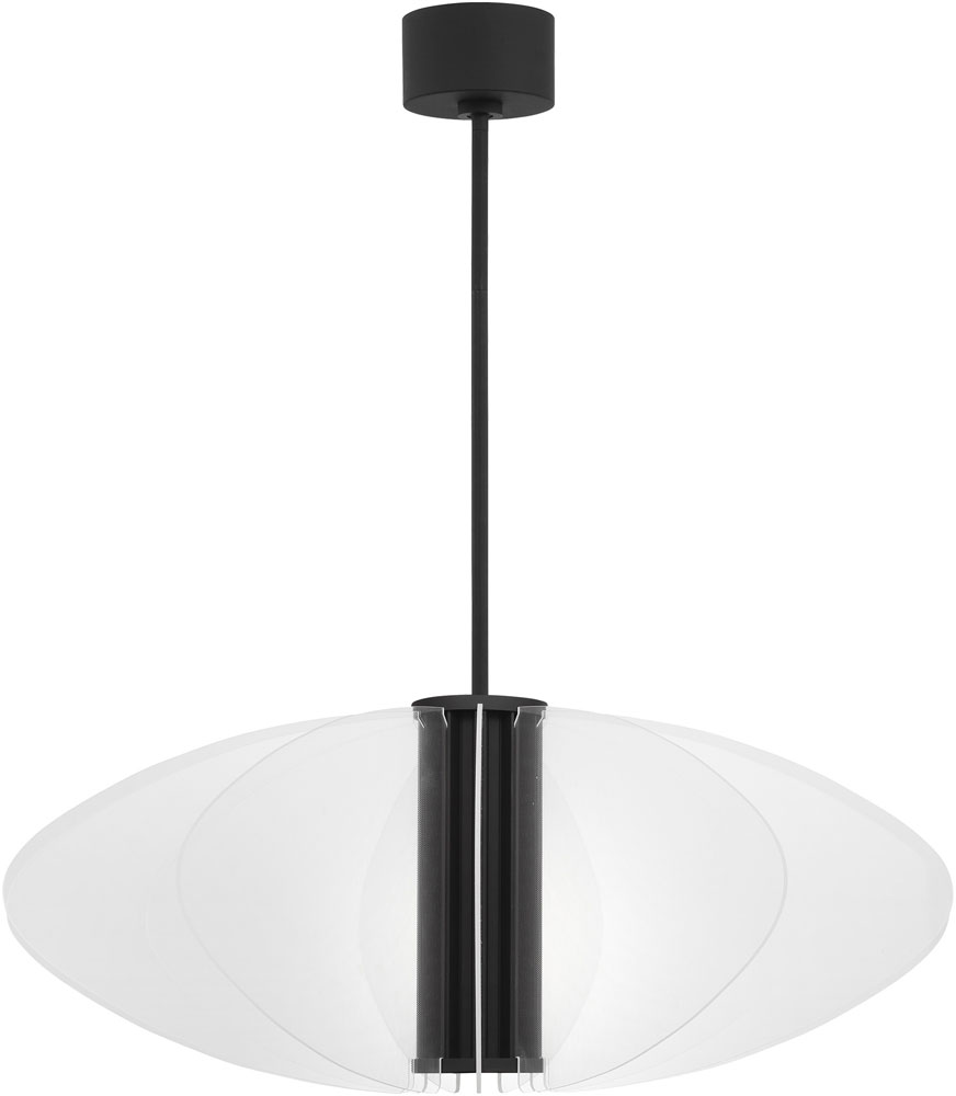 Visual Comfort Modern SLPD28430B Nyra Modern Nightshade Black LED 35 ...