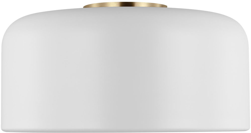 Visual Comfort Studio 7605401EN3-115 Malone Modern Matte White LED 13. ...