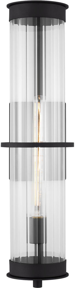 Visual Comfort Studio 8826701-12 Alcona Contemporary Black 24" Exterior ...