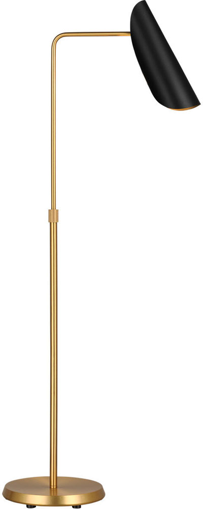 Visual Comfort Studio AET1001BBSMBK1 Tresa Contemporary Midnight Black ...