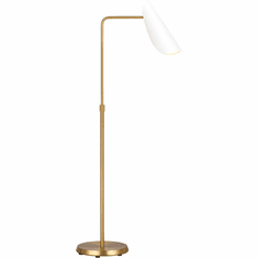 Visual Comfort Studio AEW1002BBSMWT Tresa Contemporary Matte White and ...