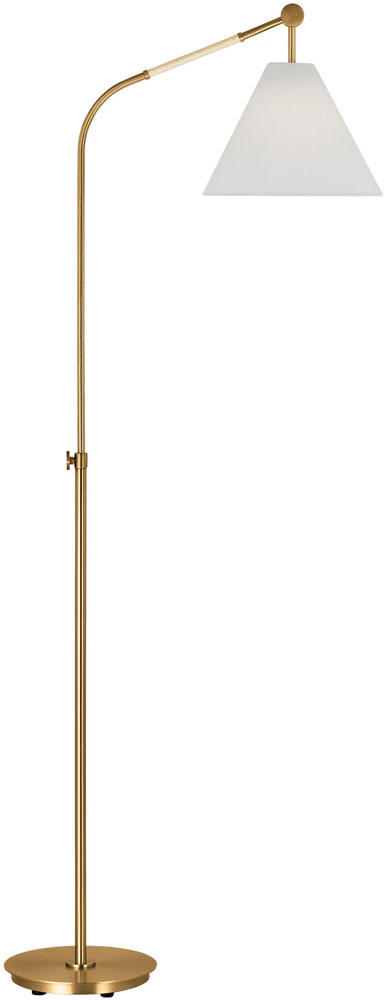 Visual Comfort Studio AET1051BBS1 Remy Modern Burnished Brass LED Floor ...