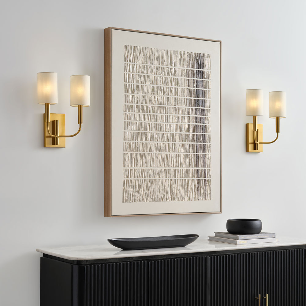 Visual Comfort Studio EW1002BBS Brianna Modern Burnished Brass Wall ...