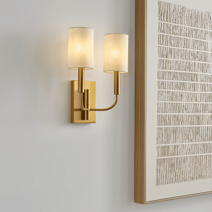 Visual Comfort Studio EW1002BBS Brianna Modern Burnished Brass Wall ...