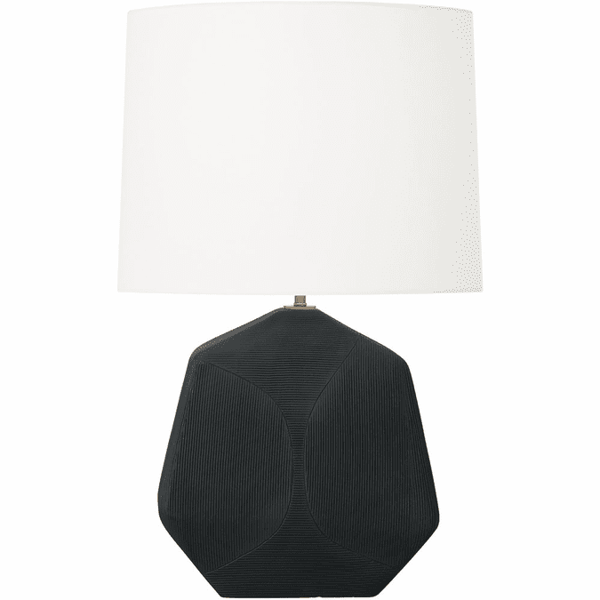Visual Comfort Studio HT1121RBC1 Tallulah Modern Rough Black Ceramic ...