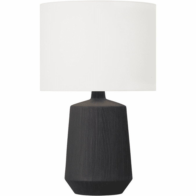 Visual Comfort Studio HT1131RBC1 Panola Modern Rough Black Ceramic ...