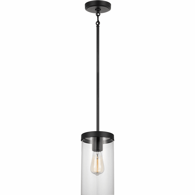 Visual Comfort Studio Lighting 6590301-112 Zire Midnight Black 6" Mini ...