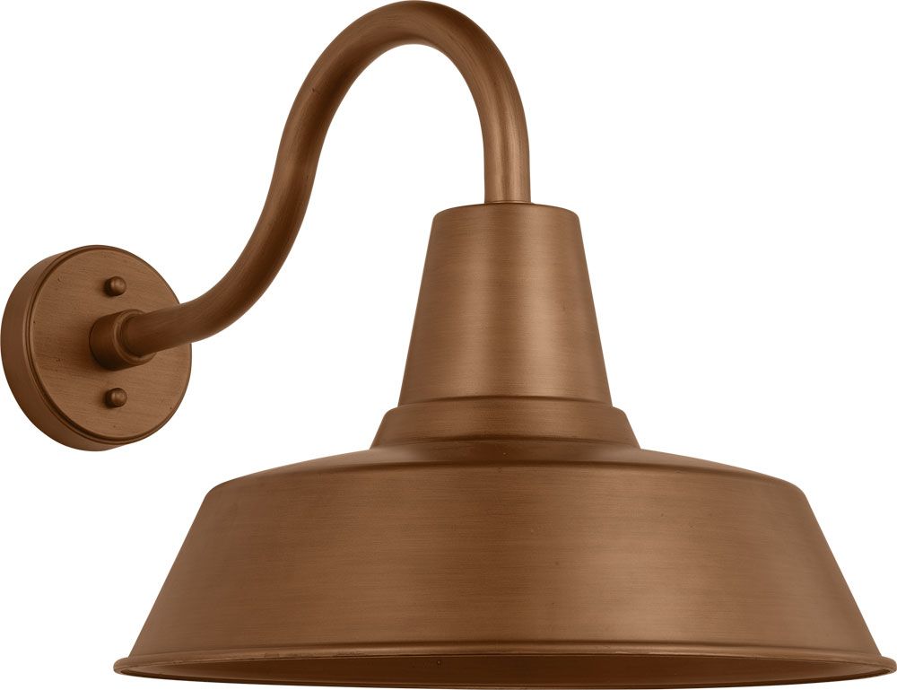 Visual Comfort Studio SLO1211EN3/NCP Barn Light Vintage Natural Copper ...