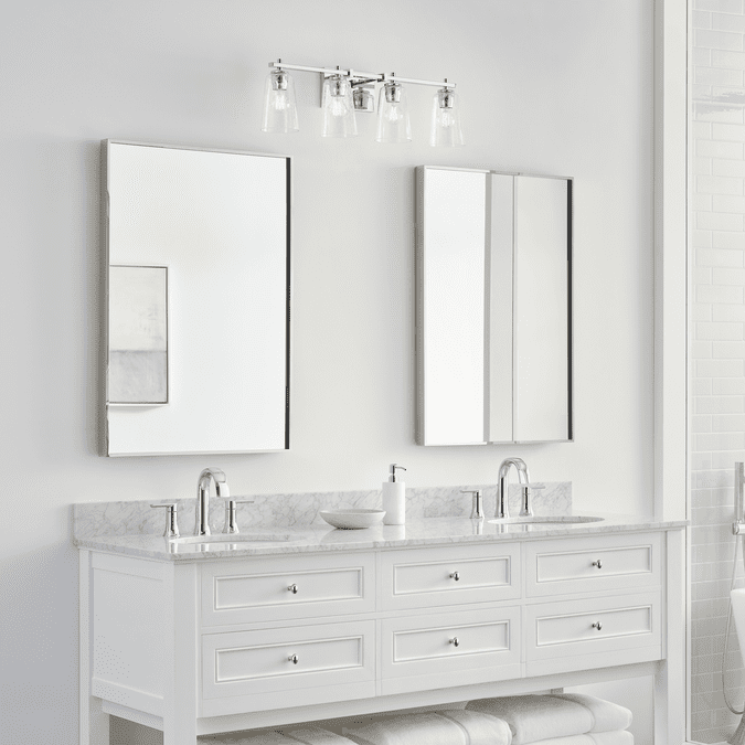 Visual Comfort Studio VS24304CH Mercer Modern Chrome 4-Light Vanity ...