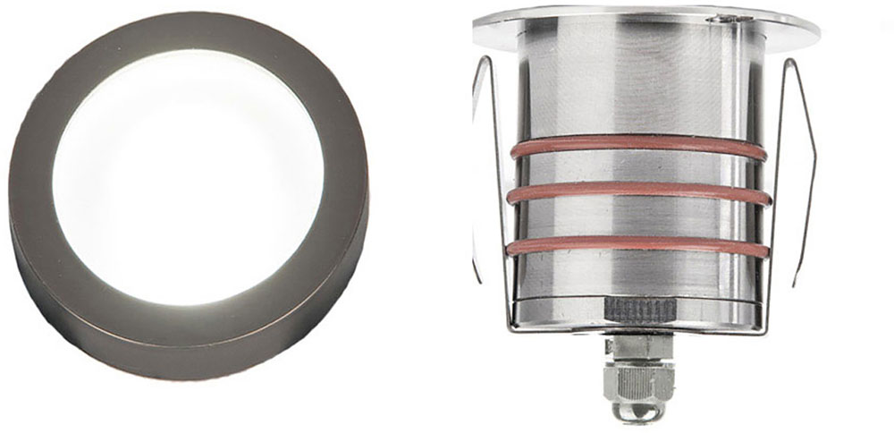 WAC Lighting 2011-BS Modern Marine Grade Stainless Steel and Bronze LED ...