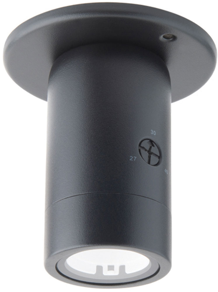 WAC Lighting 3831-27/30/40BK Contemporary Black LED Outdoor Overhead ...