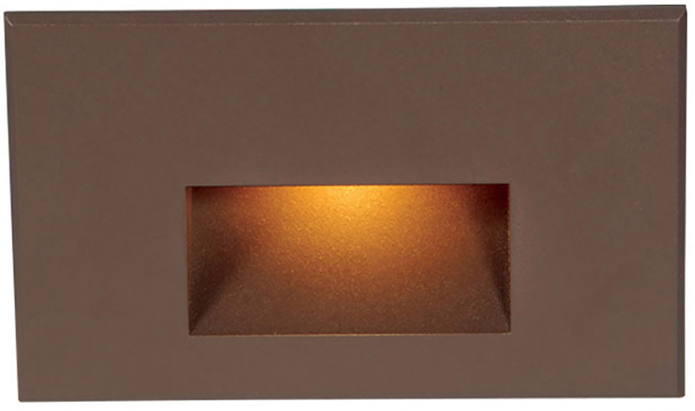 WAC Lighting 4011-AMBBR Modern Solid Brass and Bronze LED Indoor Step ...