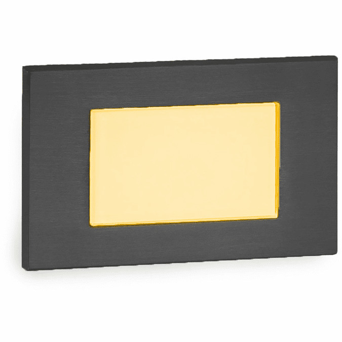 WAC Lighting 4071-AMBK Modern Black LED Indoor Step Light - WAC-4071-AMBK