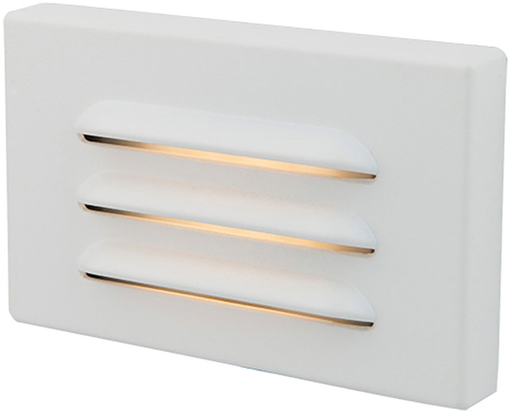 WAC Lighting 4501-WT Modern White LED Louvered Indoor Step Light - WAC ...