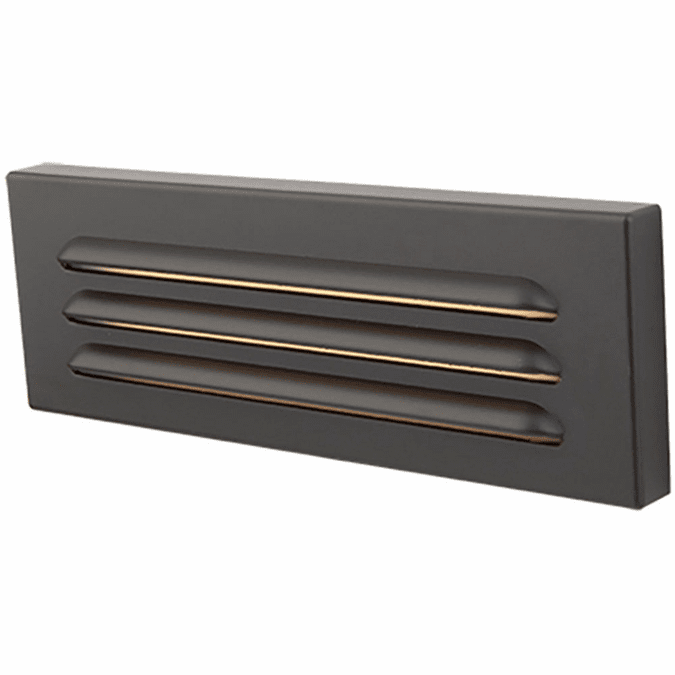 WAC Lighting 4901-BZ Contemporary Bronze LED Louvered Indoor Step Light ...