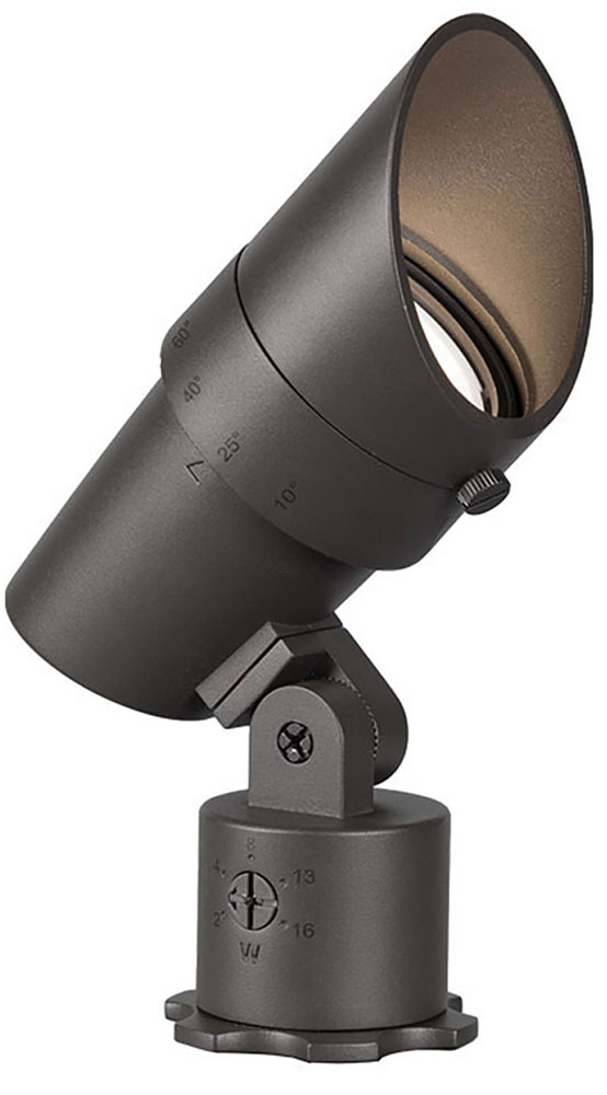 WAC Lighting 5012-30BBR Modern Solid Brass and Bronze LED Landscape ...