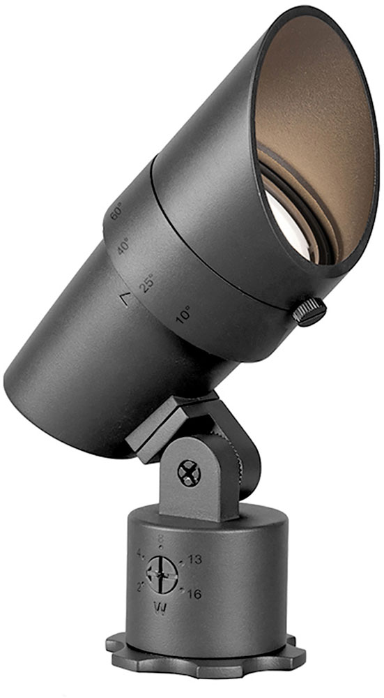 WAC Lighting 5012-30BK Modern Black LED Landscape Spread Light - WAC ...