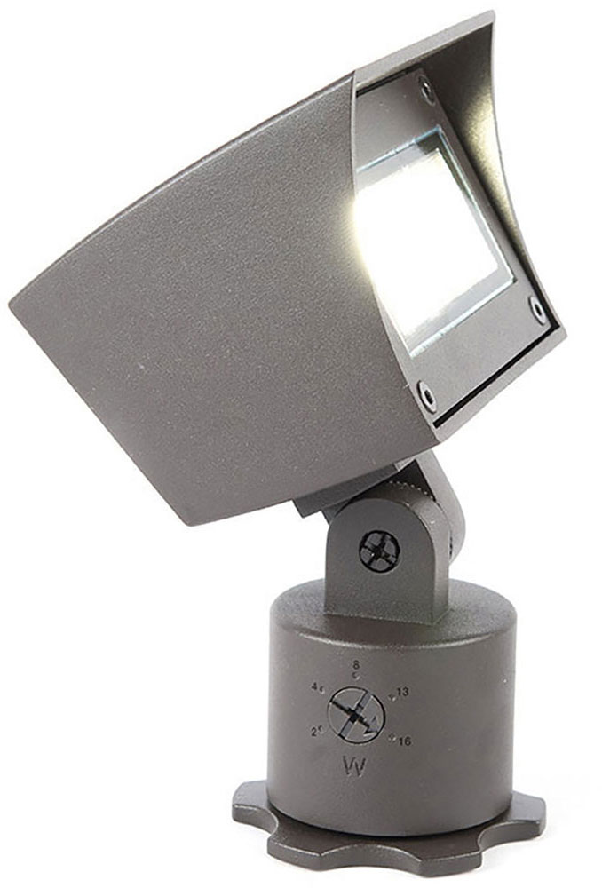 WAC Lighting 5021-BBR Contemporary Solid Brass and Bronze LED Landscape ...