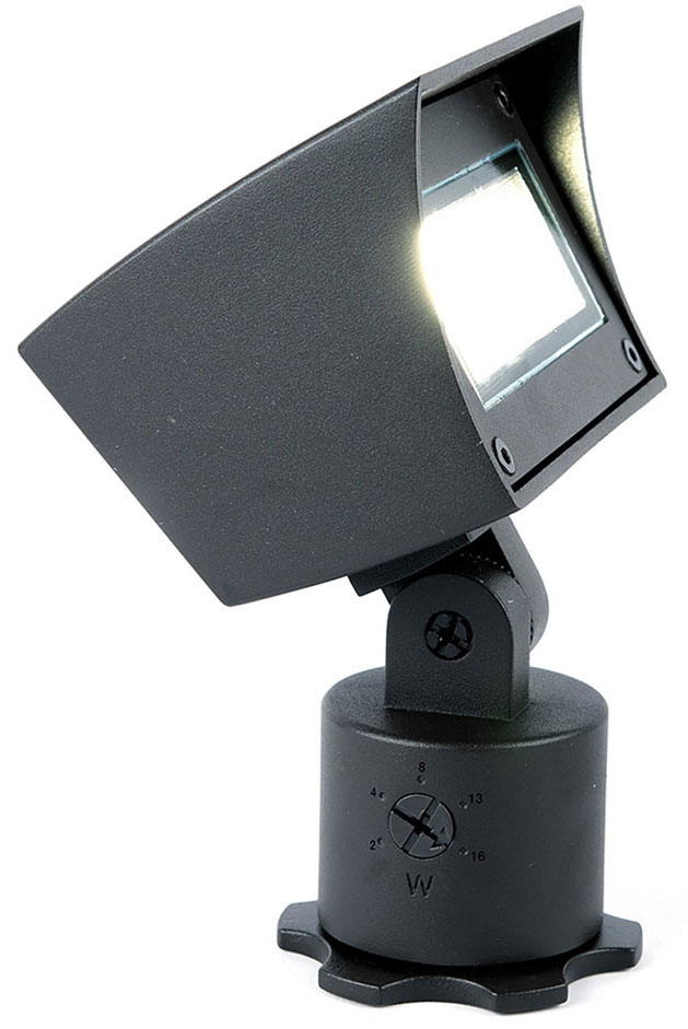 WAC Lighting 5021-BK Contemporary Black LED Landscape Accent Lighting ...
