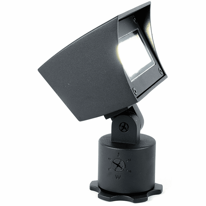 WAC Lighting 5021-BK Contemporary Black LED Landscape Accent Lighting ...