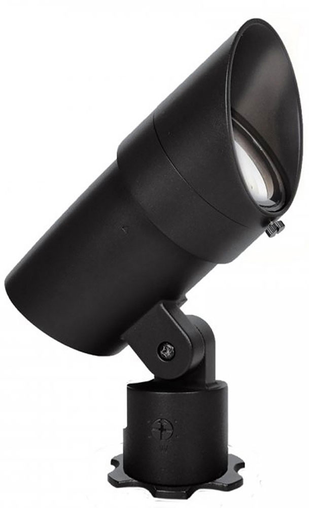 WAC Lighting 5211-BK Contemporary Black LED Landscape Spread Light ...