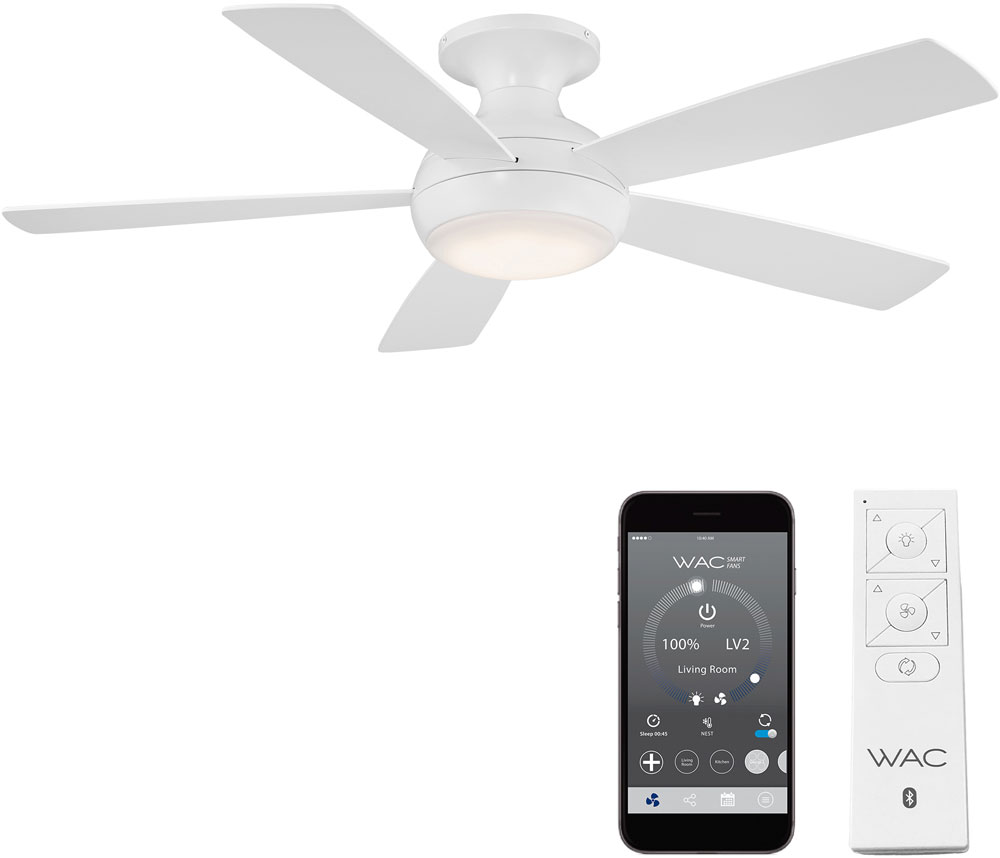 WAC Lighting F-035L-MW Odyssey Modern Matte White LED Interior ...
