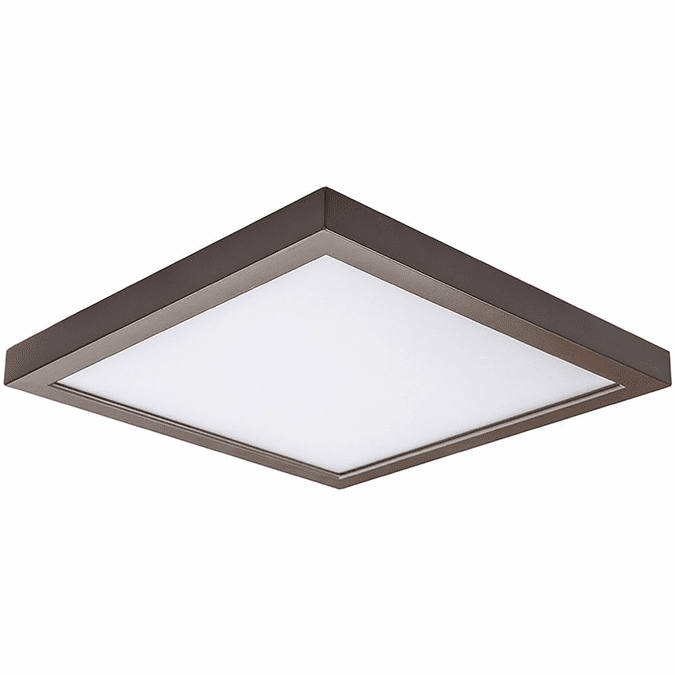 WAC Lighting FM-05SQ-BZ Square Modern Bronze LED 5" Ceiling Lighting ...