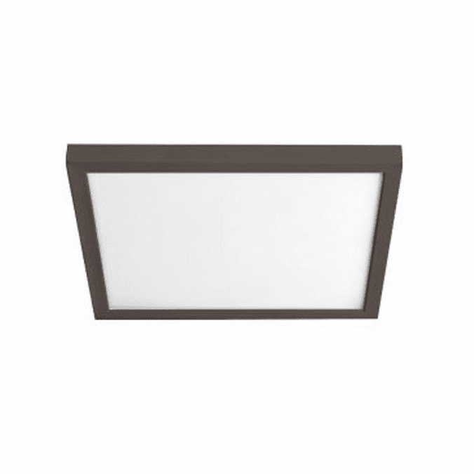 WAC Lighting FM-07SQ-BZ Square Contemporary Bronze LED 7" Ceiling Light ...