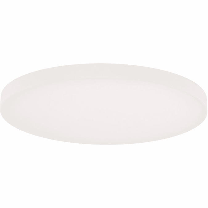 WAC Lighting FM-240512-9CS-WT Edgeless Round Modern White LED Flush ...
