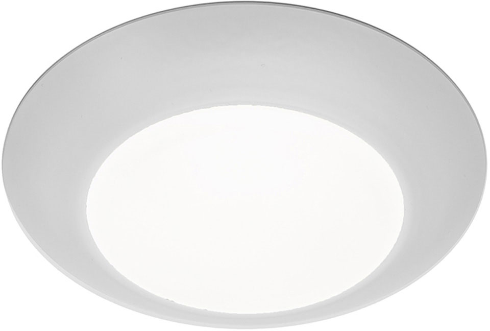 WAC Lighting FM-304-930-WT Disc Contemporary White LED 5.9" Flush Mount ...