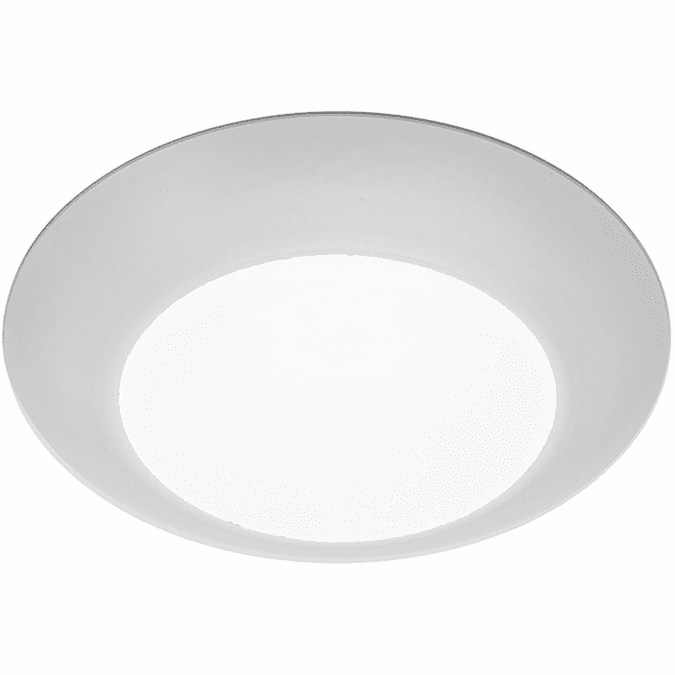 WAC Lighting FM-304-930-WT Disc Contemporary White LED 5.9" Flush Mount ...
