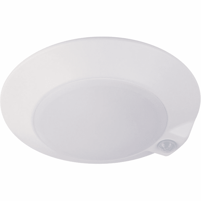 WAC Lighting FM-306MS-930JB-WT Disc Modern White LED 7.4" Ceiling Light ...