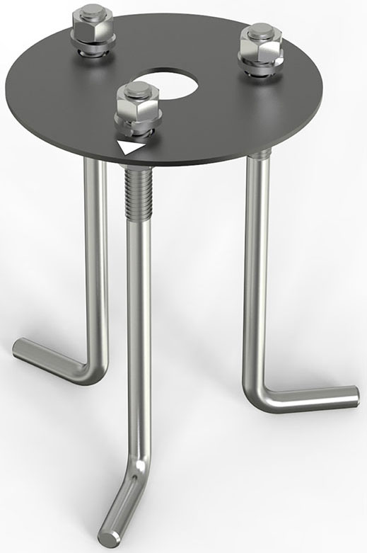 WAC Lighting M6610-CON-KIT Contemporary Black Scoop Bollard Light ...