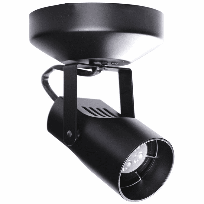 WAC Lighting ME-007LED-BK Spot 007 Contemporary Black LED Indoor Spot ...