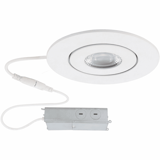 WAC Lighting R2ERAR-W930-WT Lotos Modern White LED Recessed Lighting ...