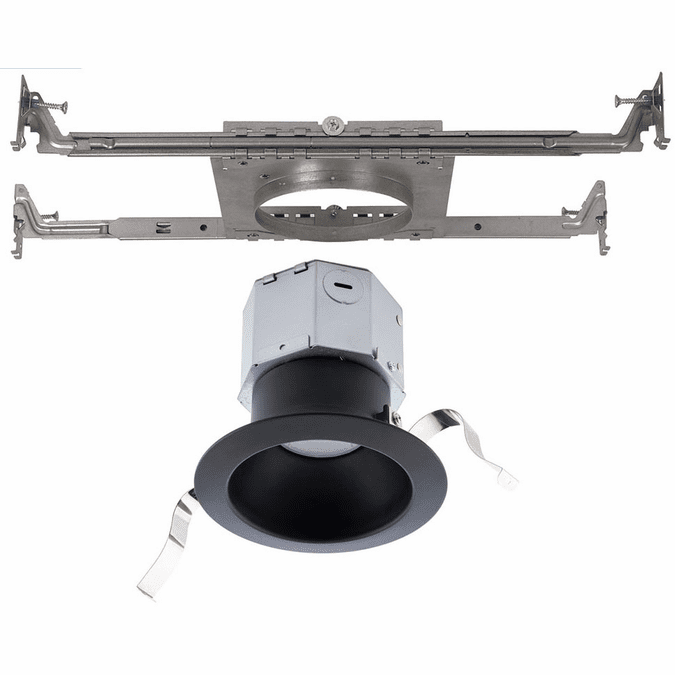WAC Lighting R4DRDN-F9CS-BK Pop-in Contemporary Black LED Recessed ...