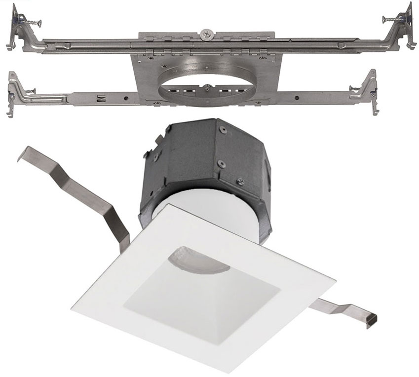 WAC Lighting R4DSDN-F9CS-WT Pop-in Modern White LED Down Lighting ...