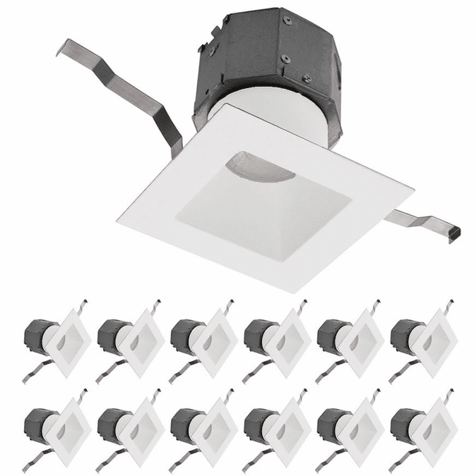 WAC Lighting R4DSDR-F9CS-WT-12 Pop-in Modern White LED Recessed Light ...