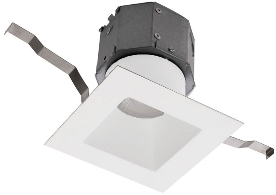WAC Lighting R4DSDR-F9CS-WT Pop-in Modern White LED Recessed Light ...