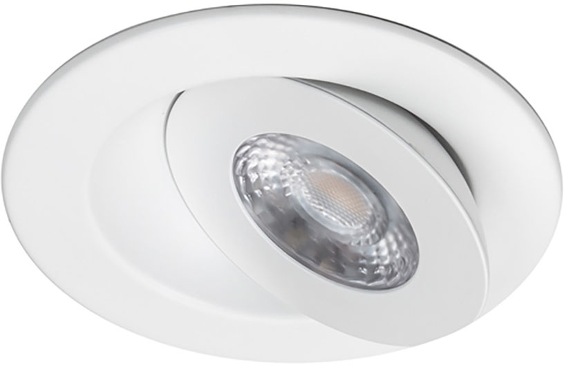 WAC Lighting R4ERAR-W9CS-FWT Lotos Modern White LED Recessed Lighting ...
