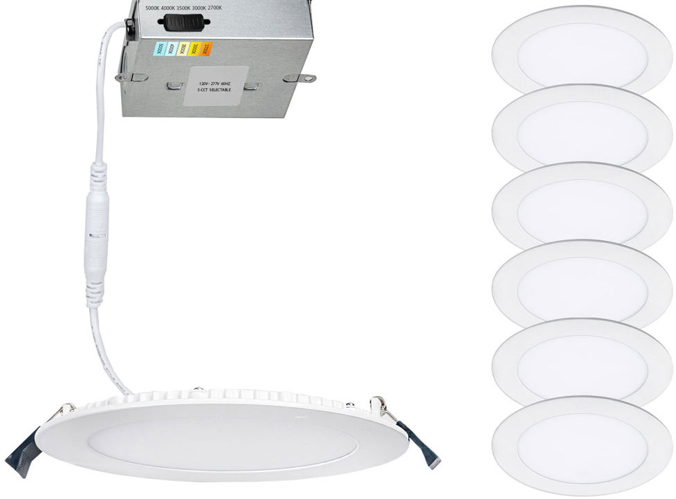 WAC Lighting R4ERDR-W9CS-WT-6 Lotos Modern White LED Recessed Lighting ...