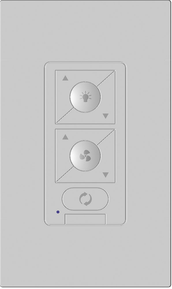 WAC Lighting WC20-WT White Ceiling Fan Wall Control - WAC-WC20-WT