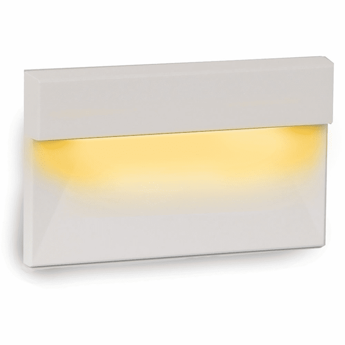 WAC Lighting WL-LED140-AM-WT Modern White LED Amber Ledge Indoor Step ...