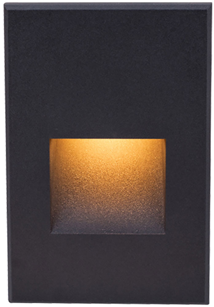 WAC Lighting WL-LED200-AM-BK Modern Black LED Indoor Step Light - WAC ...